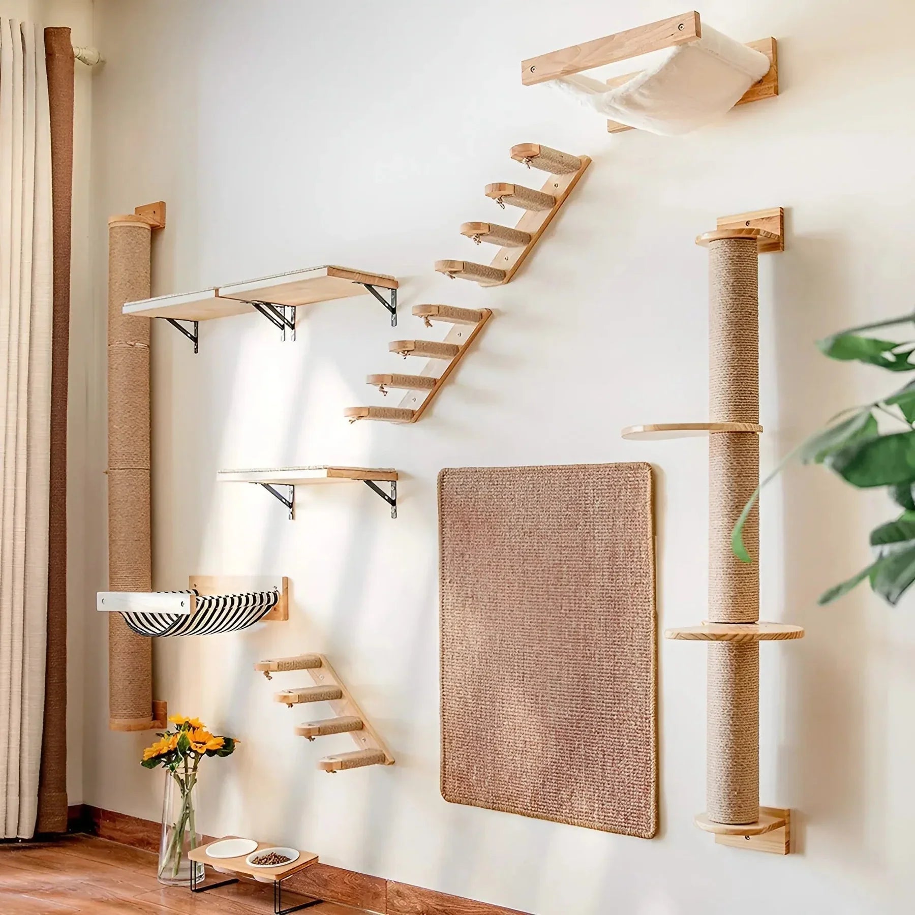 Customisable Cat Wall Scratching Post – Aussiewoof